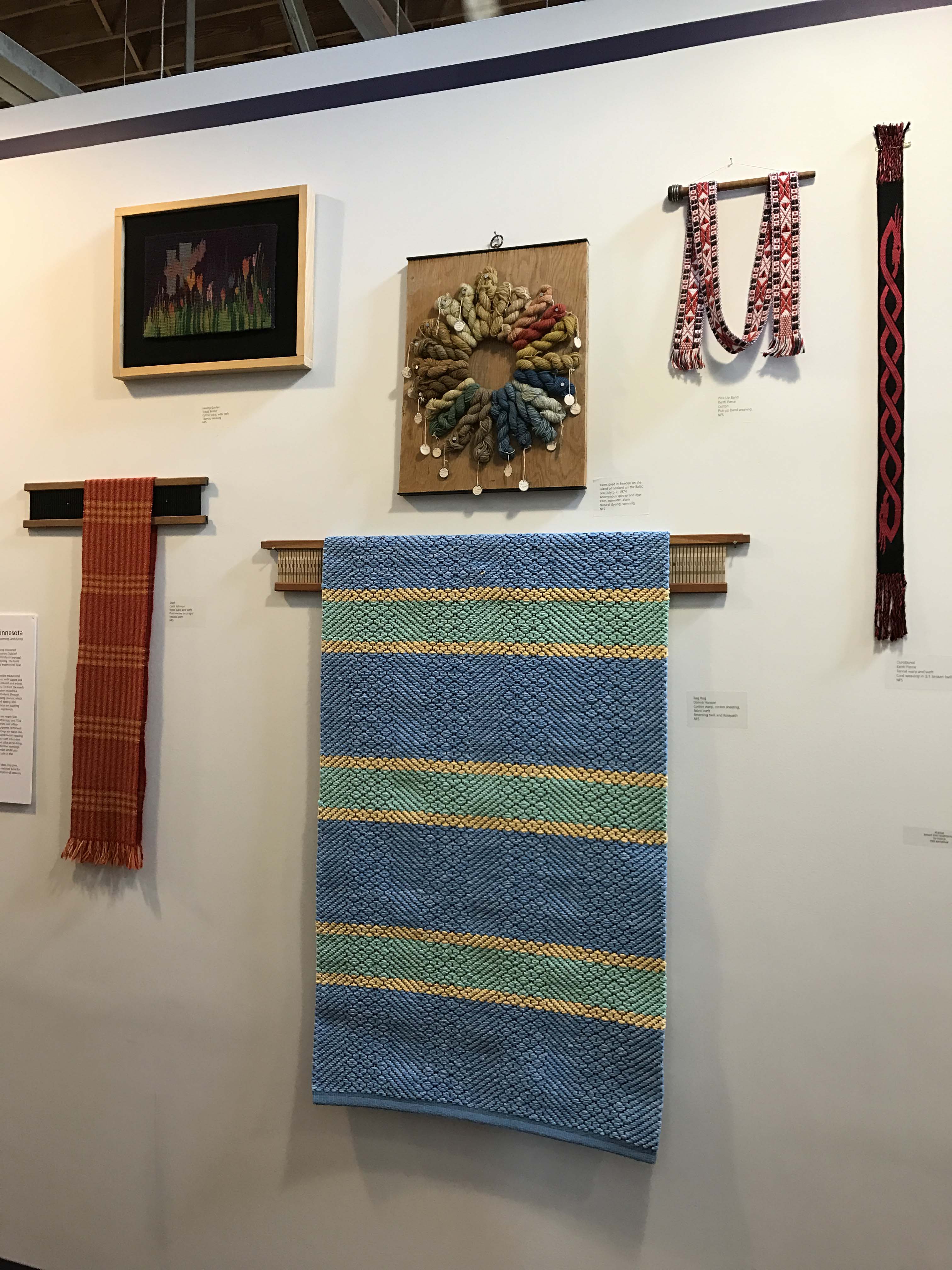 Weavers Guild Wall Exhibit: A First for the Textile Center – Weavers ...